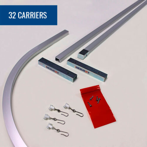 Aluminum Ceiling Track Bend (90˚ Bend) - American Track Supply
