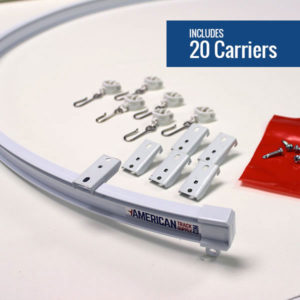 Aluminum Ceiling Track Bend (90˚ Bend) - American Track Supply